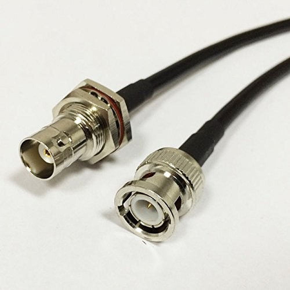 RG58 Coaxial Cable BNC male to BNC female M/F 50cm 20inch for CCTV ...