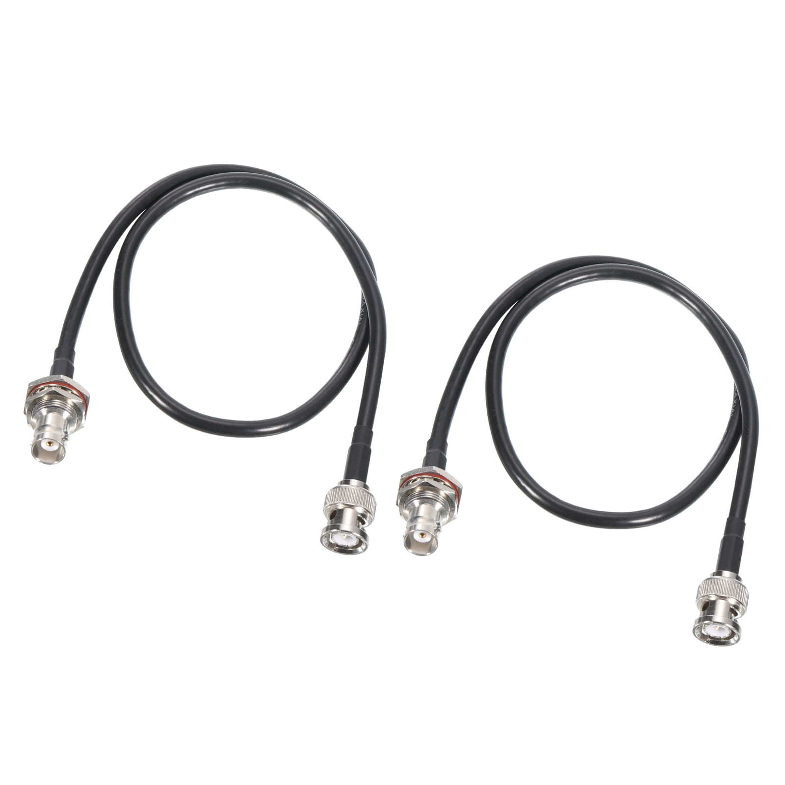 RG58 Coaxial Cables,BNC Male to BNC Female Bulkhead mount Low Loss RF ...