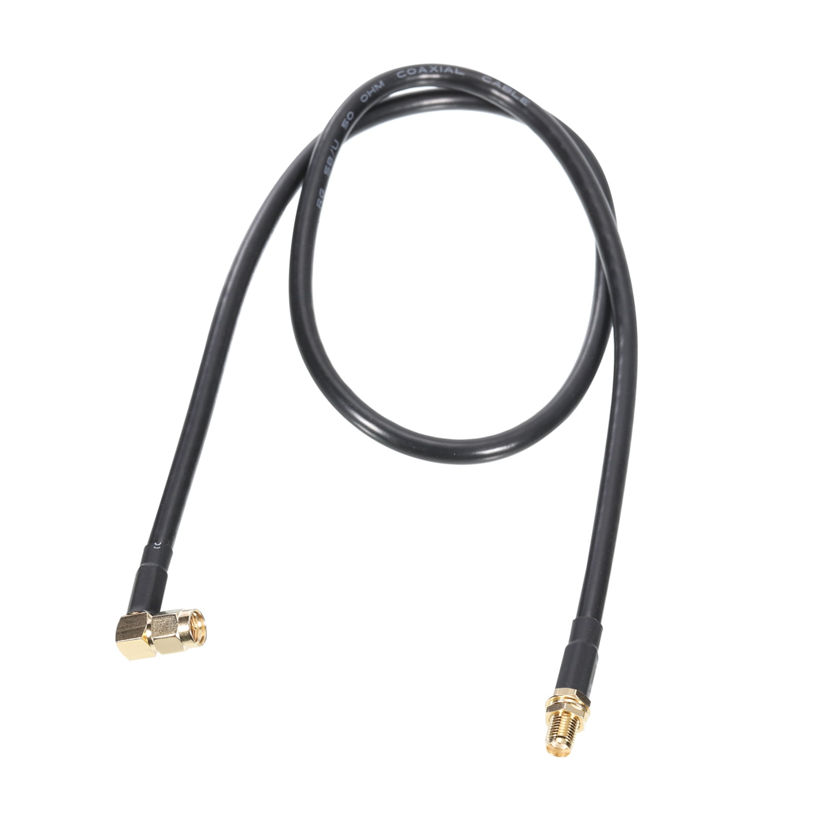 RG58 Coaxial Cables,SMA Male Right Angle to SMA Female Bulkhead Mount ...