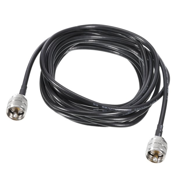 RG58 Coaxial Cables,UHF Male to UHF Male Low Loss RF Coaxial Cable 13 ...