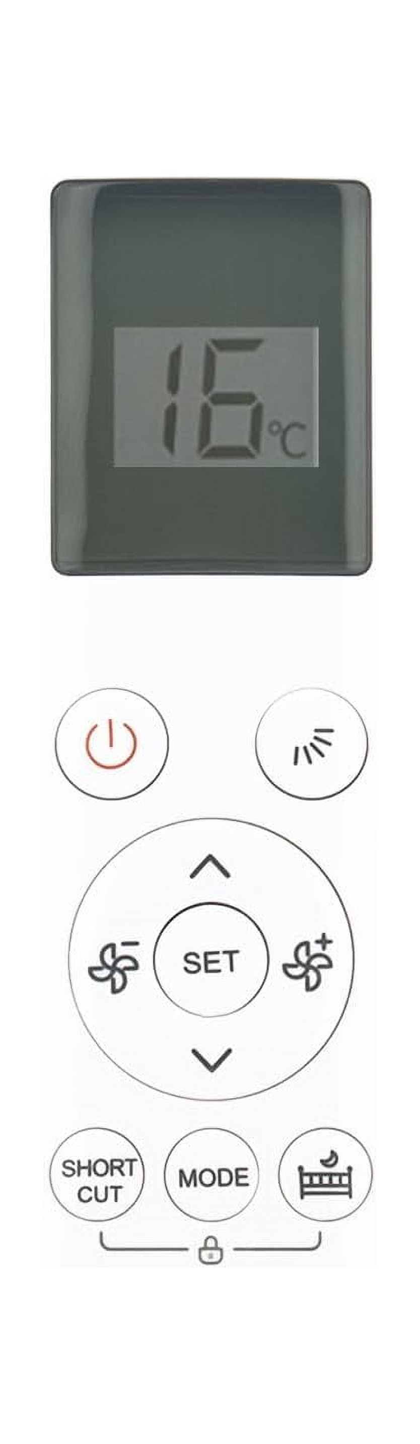 RG58B1-BGE Replace Remote Control Fit for MIDEA A/C Air Conditioner RG58E3/BGEF RG58E2/BGEF ...