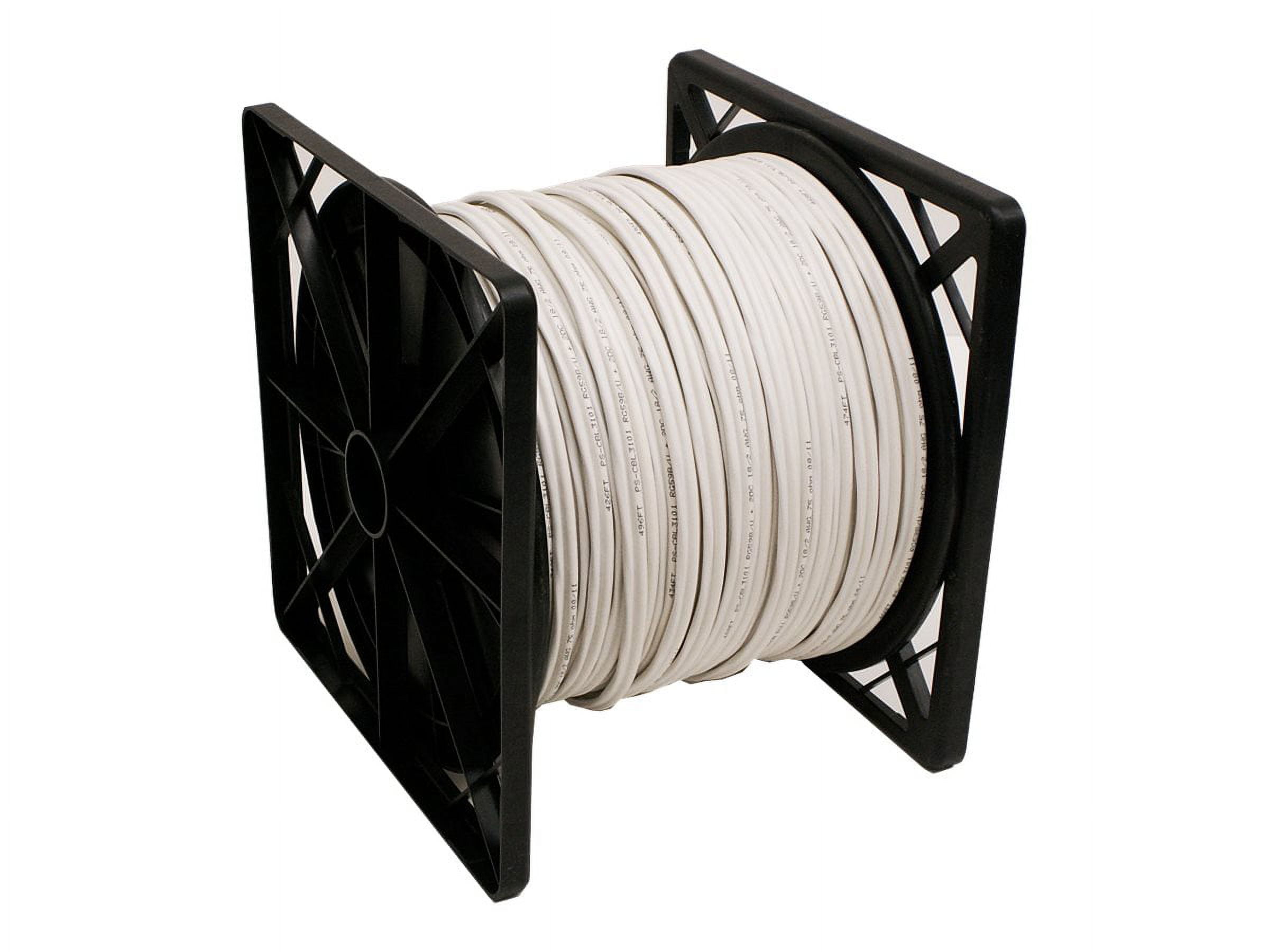 COP SECURITY - Bulk cable - 499 ft - siamese coaxial - white - Walmart.com