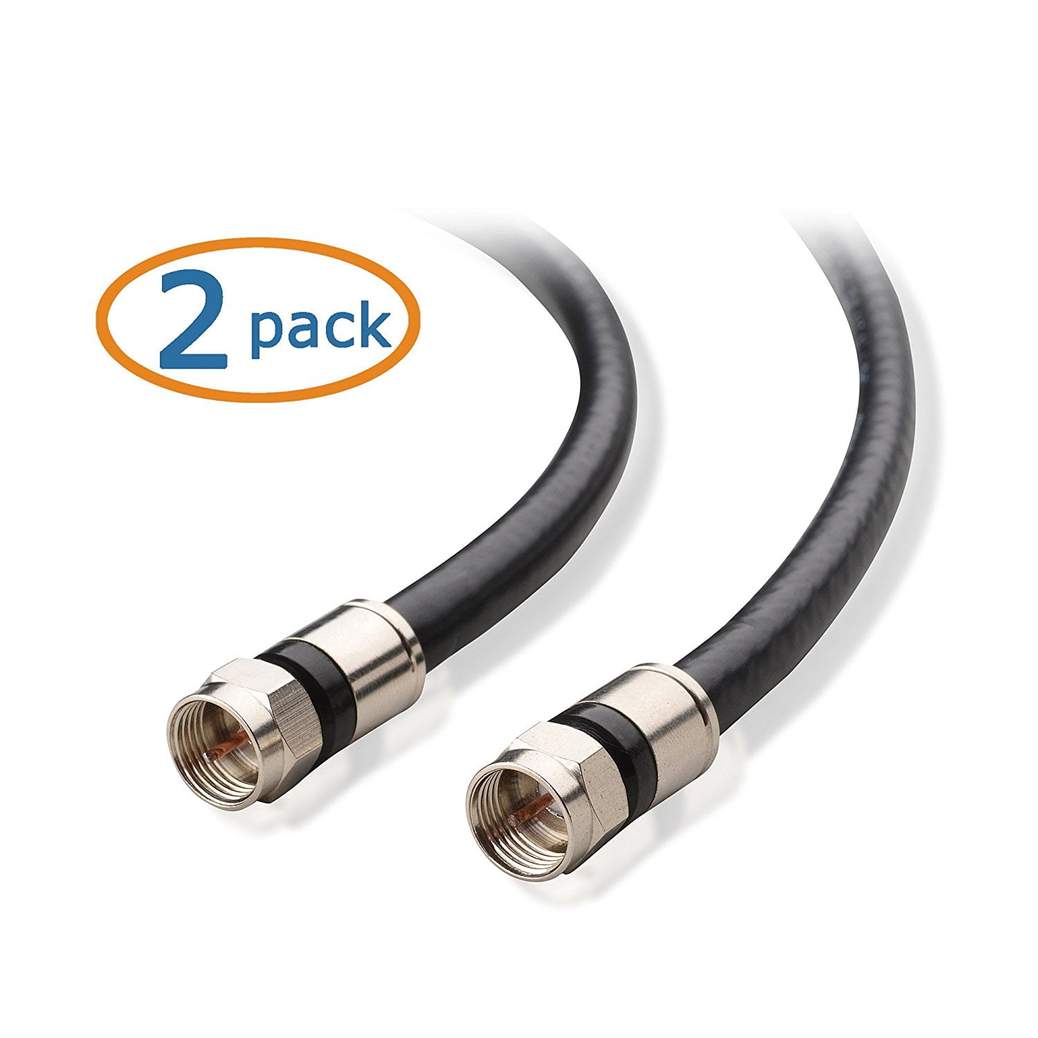 RG6 Coaxial Cable 20ft _WHITE _ A _ UL ETL CM CATV Fire retardant ...