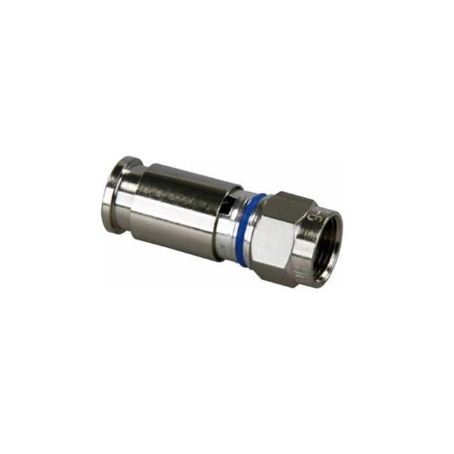 RG6 Compression Fittings Antenna Cable Connector for HD & Satellite: TV ...