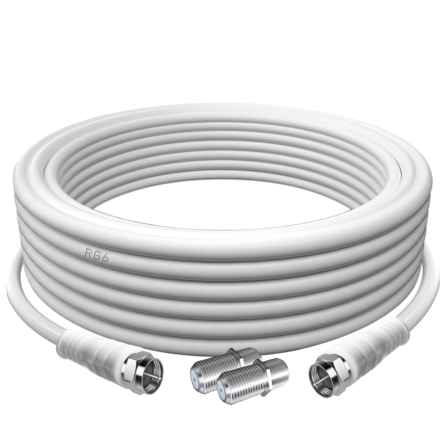 RG6 F Type TV Aerial Cable, F Male to F Male High-Speed RG6 Coaxial ...