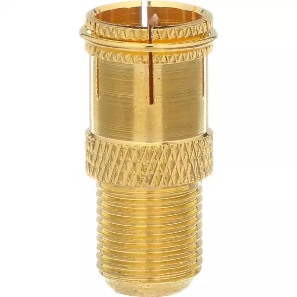 RG6 Quick F Plug Connector in Gold - Walmart.com