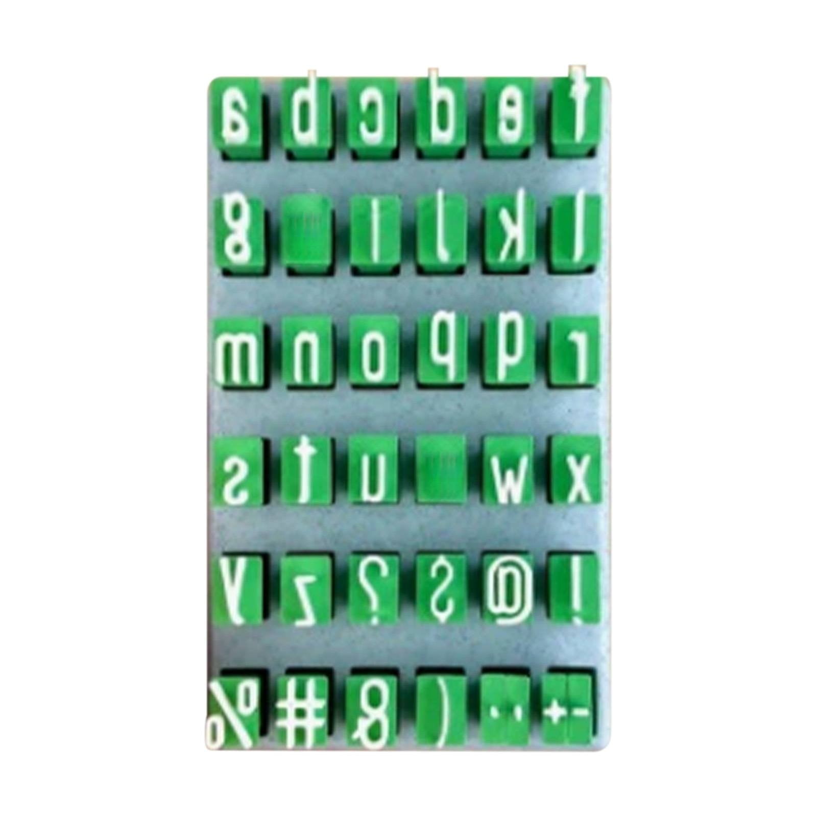 RGASUIJ Alphabet Clay Seal Small Ceramic Alphabet Numbers Alphabet For ...