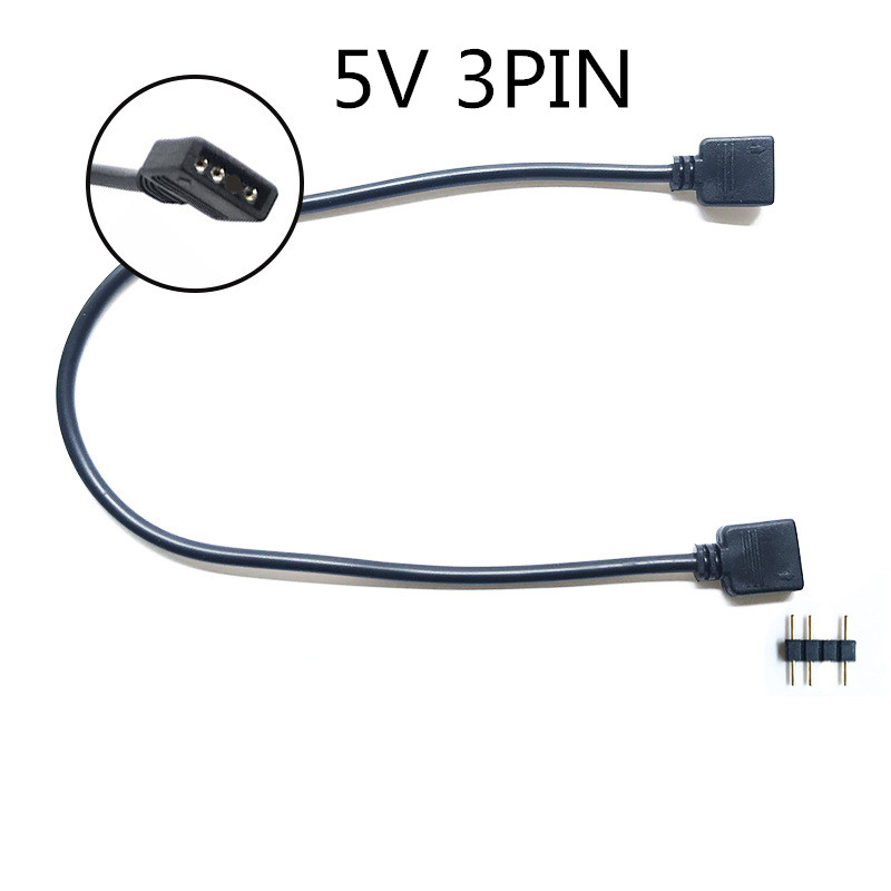RGB 12V 4PIN ／ ARGB 5V 3PIN Extender Cable For motherboard, bracket ...