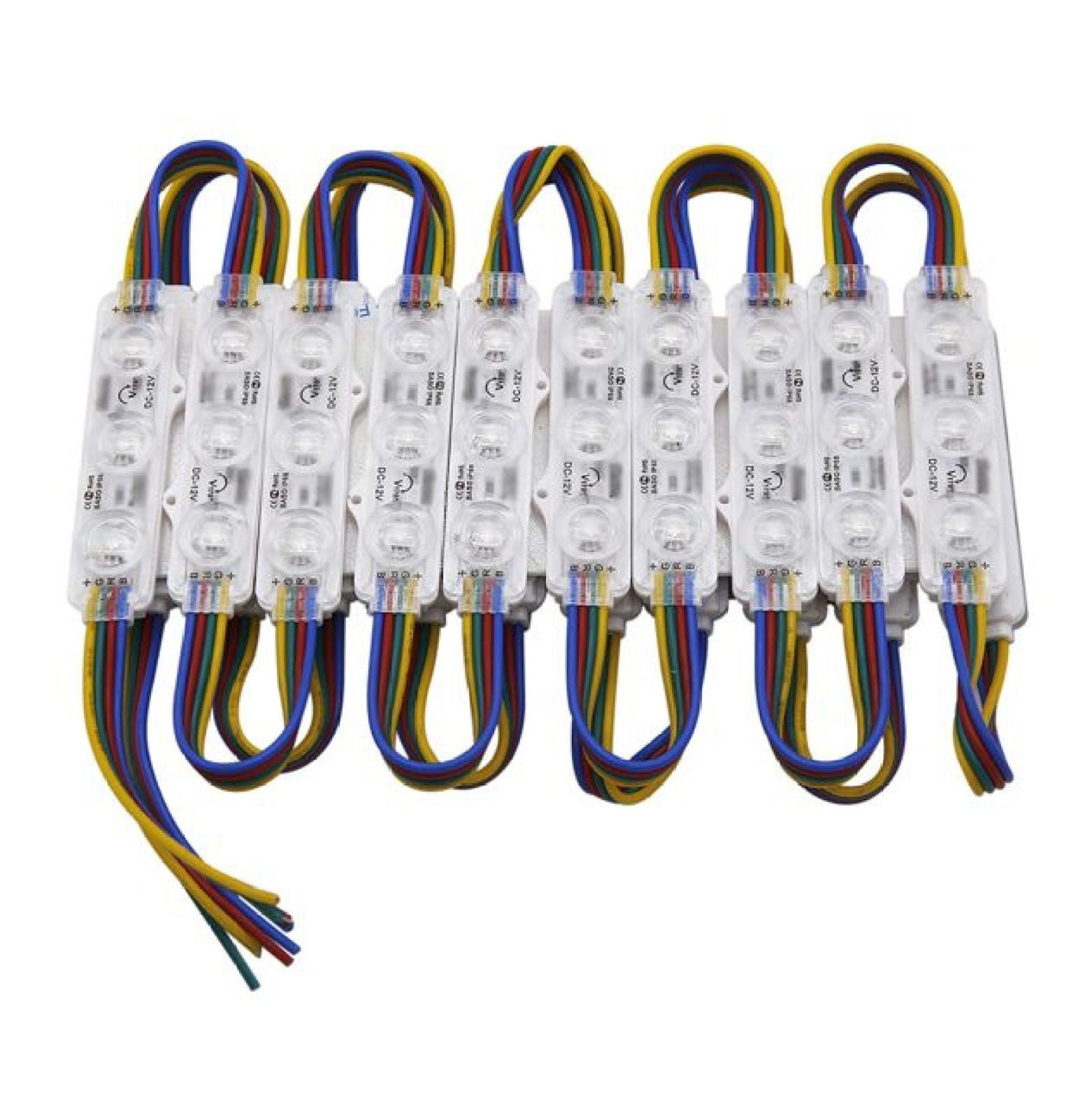 RGB 5050 LED Module Lights, Waterproof Storefront Sign Lighting, 12V ...