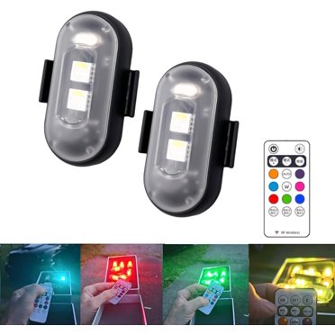 10PCS Wireless LED Lights for car，with Remote Control, high Brightness ...