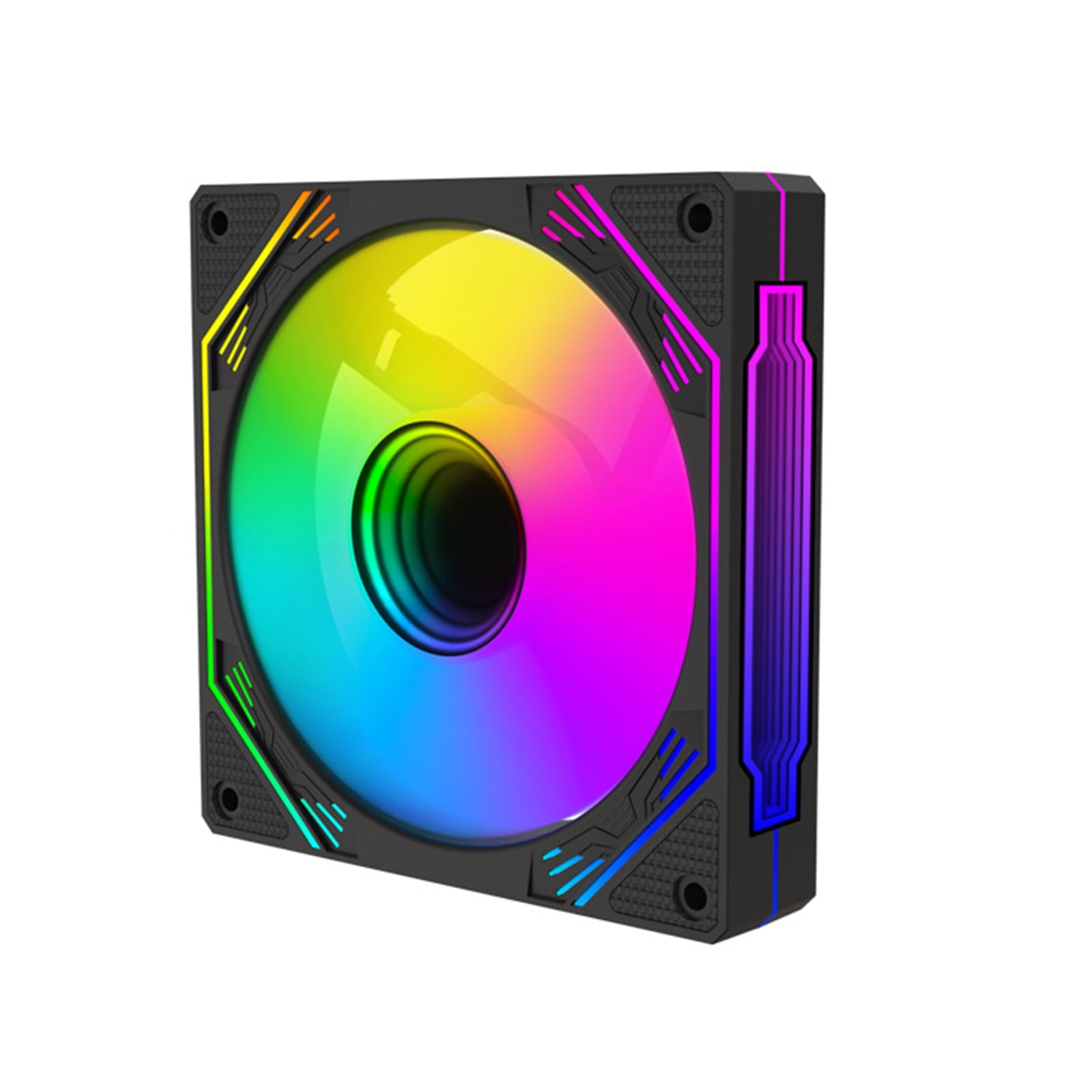 RGB Chassis Fan 1800RPM High Speed Low Noise Energy-efficient 5V/3PIN ...