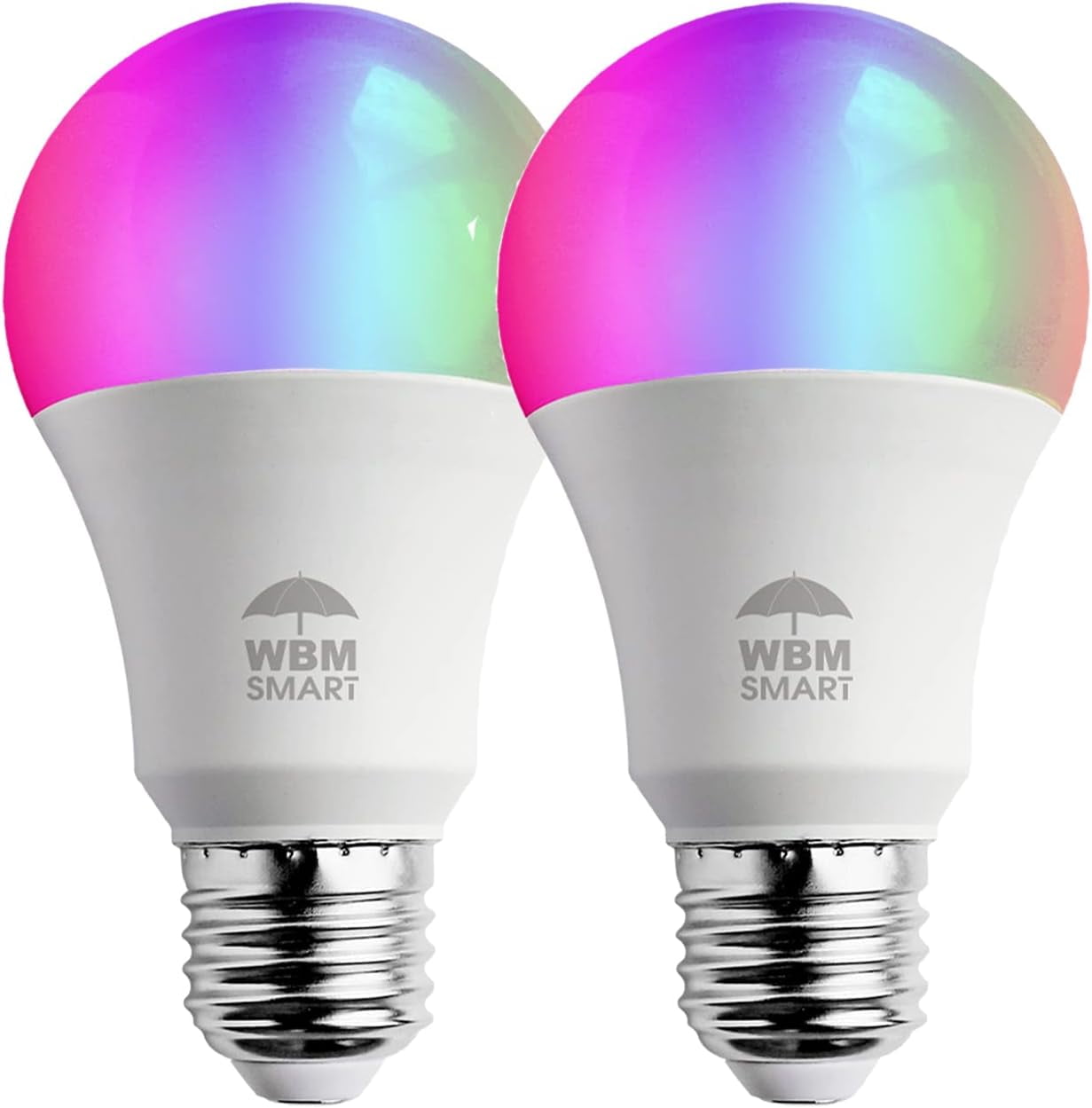 RGB Color Changing & Dimmable LED Light Bulb, 9.5 Watts WiFi Control ...