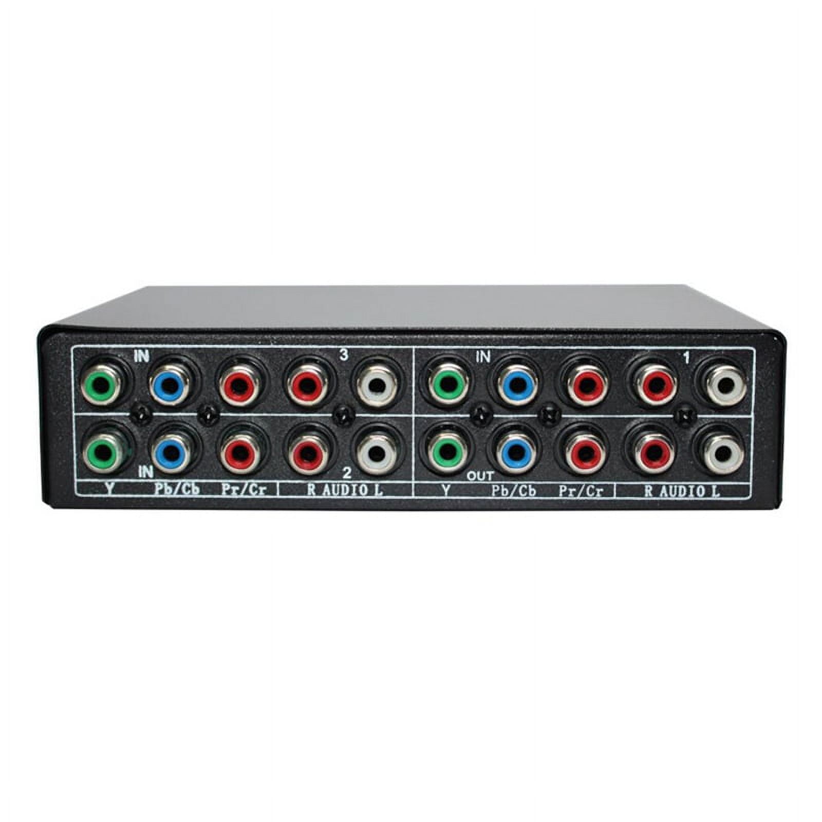 Winyuyby RGB Component Switch Selector 5 3-Way YPBPR Cable Component ...
