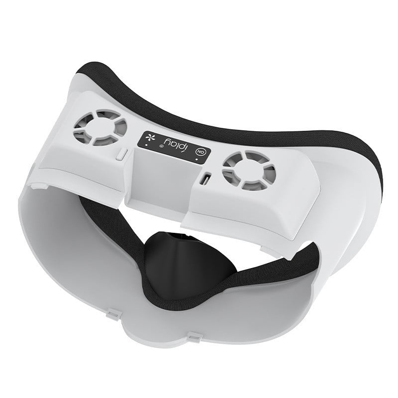 RGB Cooling Fan & Light Blocking Face Cover for Meta Quest 3 VR Headset ...