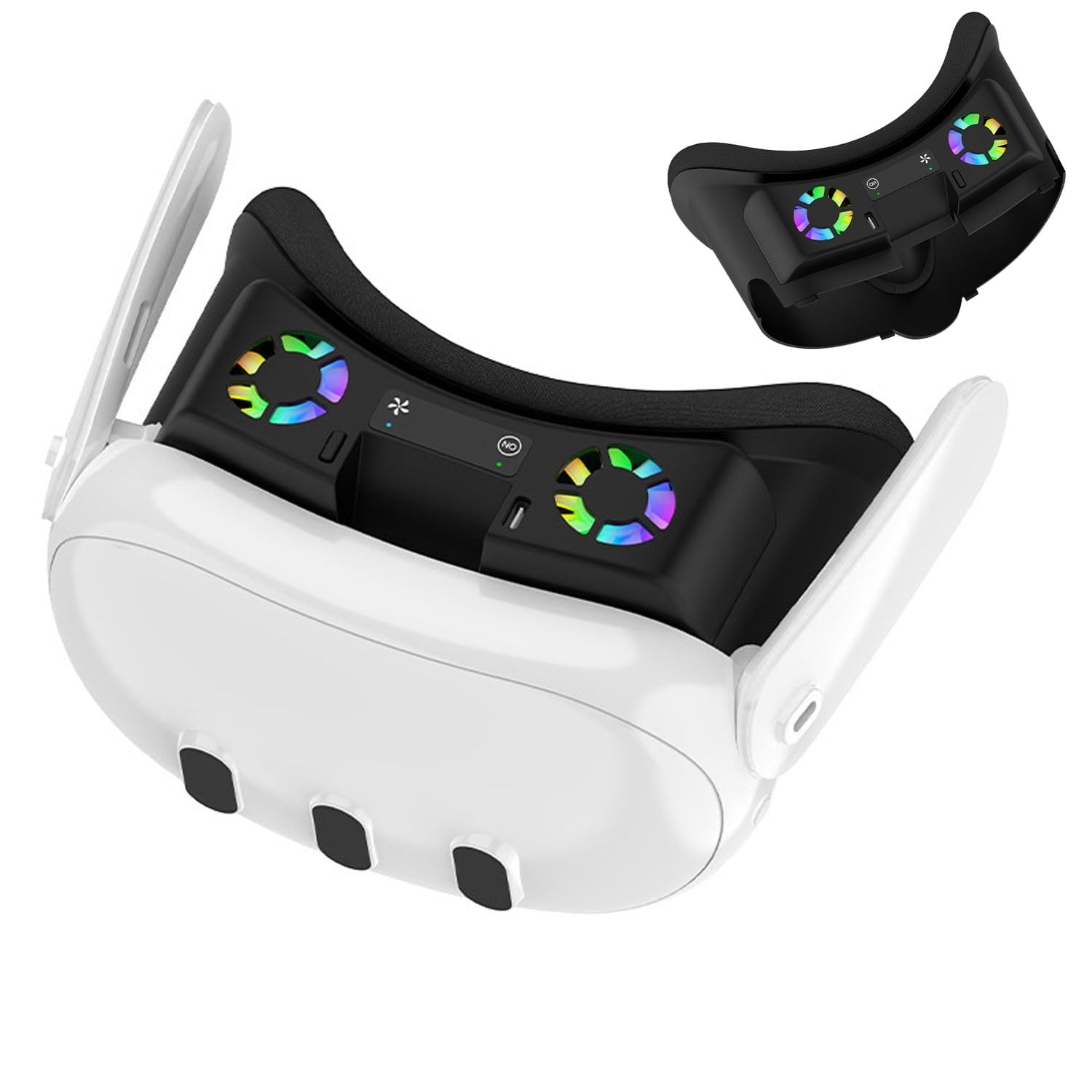 RGB Cooling Fan for Meta Quest 3 VR Headset Accessories, Soft ...