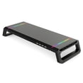 RGB Desktop Monitor Holder 4 USB 2.0 Laptop Stand Computer Screen Riser ...