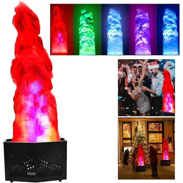 RGB Fake Fire Flame Light with 36 LED Light 6ft Artificial Simulated ...