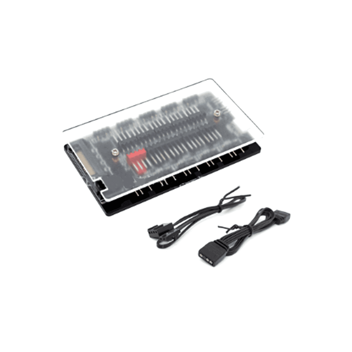 RGB Fan Hub 10 Ports PWM Addressable RGB Fan Splitter 5V/3Pin for Power ...