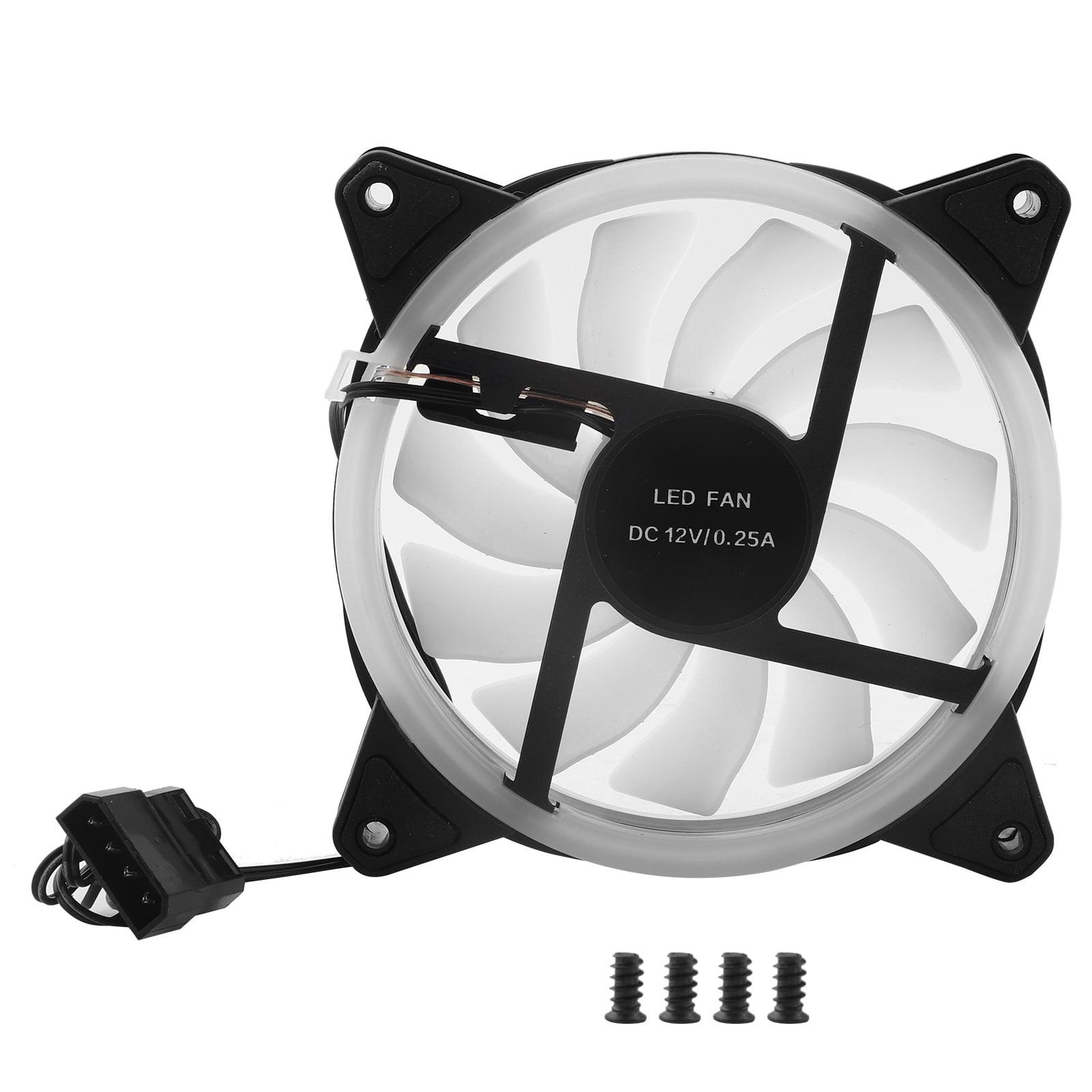 RGB Fan Multicolored Chassis Fans Desktop Computer CPU Cooling Aurora ...