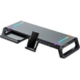 RGB Gaming Computer Monitor Stand Riser - 4 USB 3.0 Hub, 3 Length ...