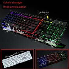 Restored CyberPowerPC KB-161-306 Wired Gaming Keyboard 01 Nohi White ...