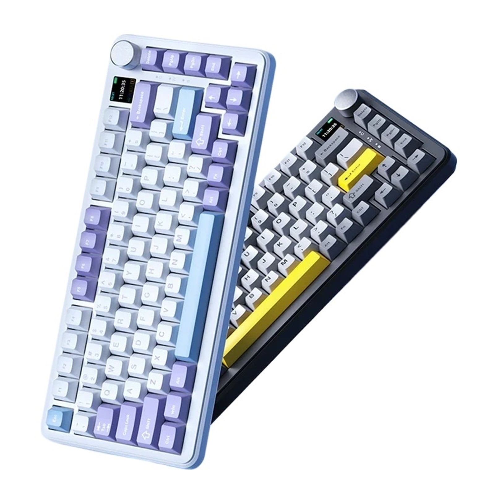 RGB Gaming Mechanical Keyboard Bluetooth Wireless 2.4G Type C 82 Key ...