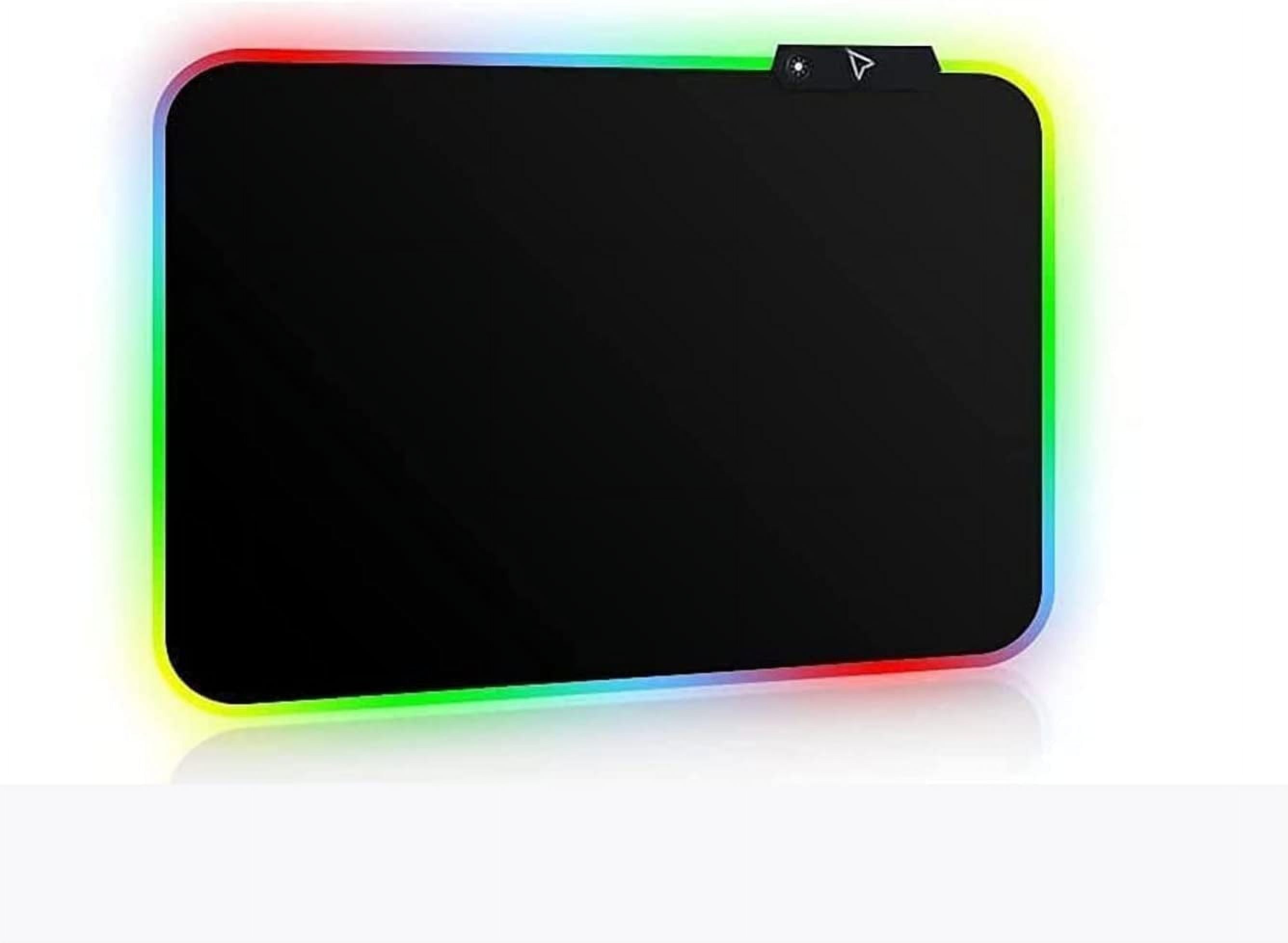 RGB Gaming Mouse Pad - 13 Lighting Mode LED Soft Mouse Pad, Non-Slip ...