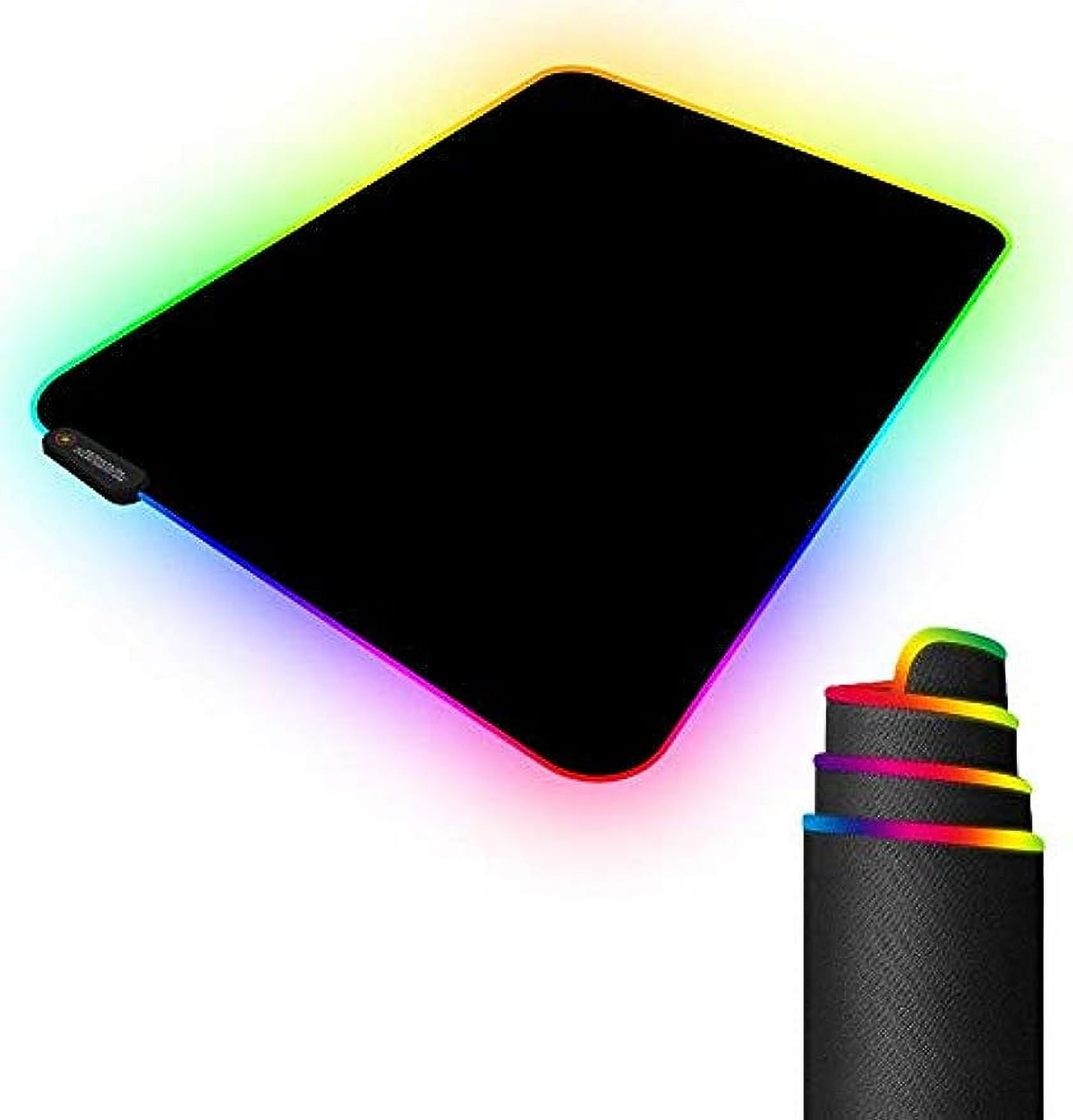 RGB Gaming Mouse Pad with 11 RGB Light up Modes,LED Gaming Pad,Non-Slip ...