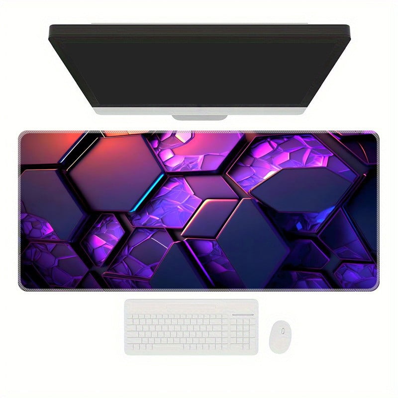 RGB Gradient Brick Pattern Gaming Desk Mat - Walmart.com
