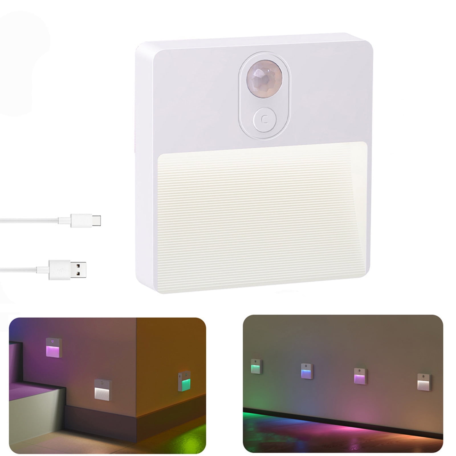 RGB Human Body Sensing Light with USB Charging and Magnetic ...
