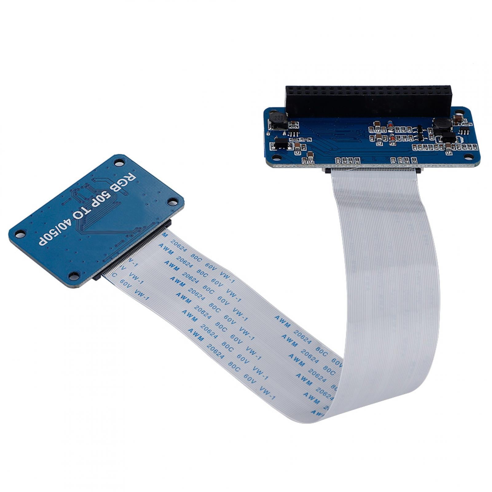 RGB LCD Driver Board Kit DPI Driver 50Pin to 40Pin Adapter Board For ...