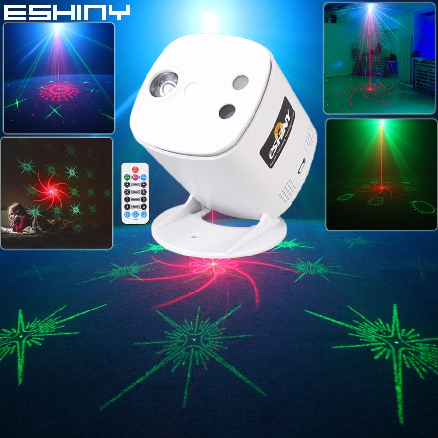 RGB LED Aurora/64 Patterns Projector DJ Disco Light Party Bar Dance Sky ...