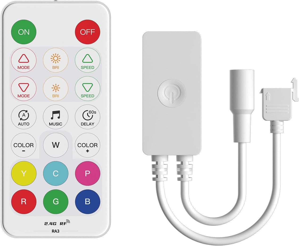 RGB LED Controller Kit SP643E,iOS/Andriod App Control 2.4G RF Wireless ...