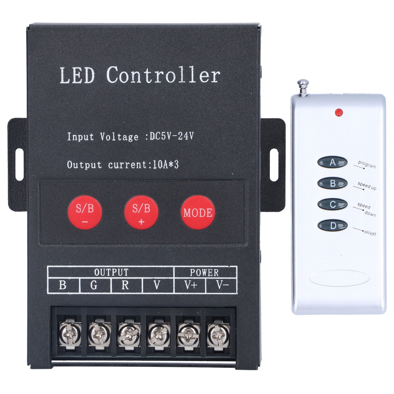 RGB LED Controller PWM Digital for Colorful Strip Light Project with ...