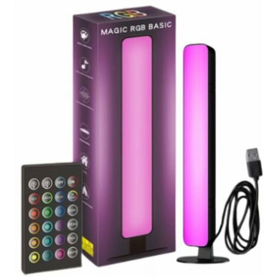 RGB LED Desk Lamp with Music Sync & Timing Modes, Smart Gaming Light for TV, PC, Bedroom ...