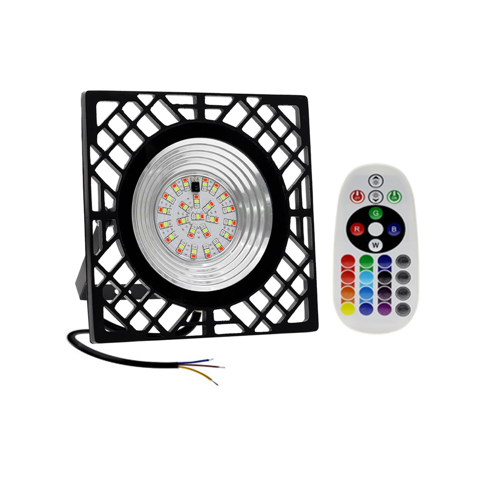 RGB LED Floodlight 50W Garden Landscape Spotlights IP65 Waterproof ...