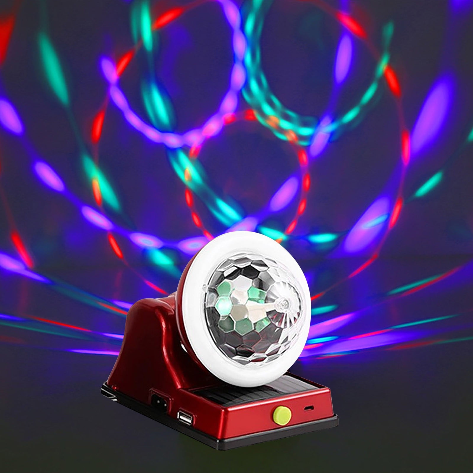 RGB LED Solar Charging Light Bulb | Portable Stage Party Light | USB ...