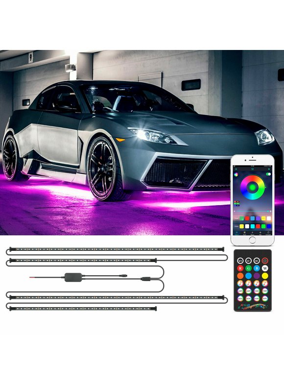 Car LED Light Strips in Interior Car Lighting - Walmart.com