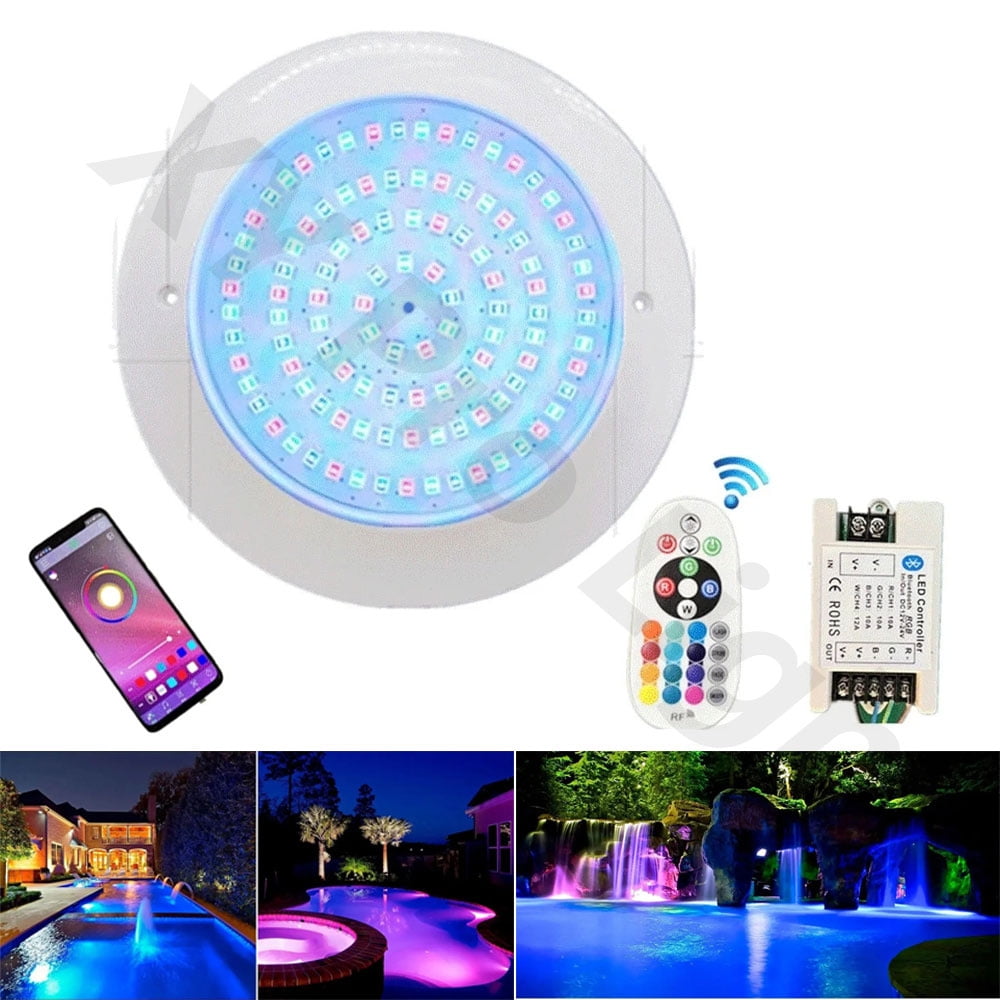 RGB LED Swimming Pool Light 30W IP68Waterproof AC12V Outdoor Embedded ...