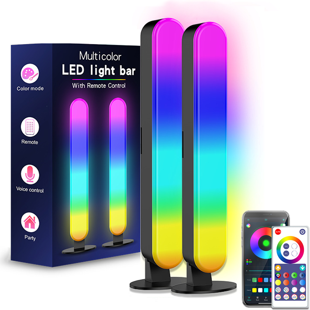RGB Light Bar, Smart Music Sync RGBIC LED Lights Bars, USB Powered ...