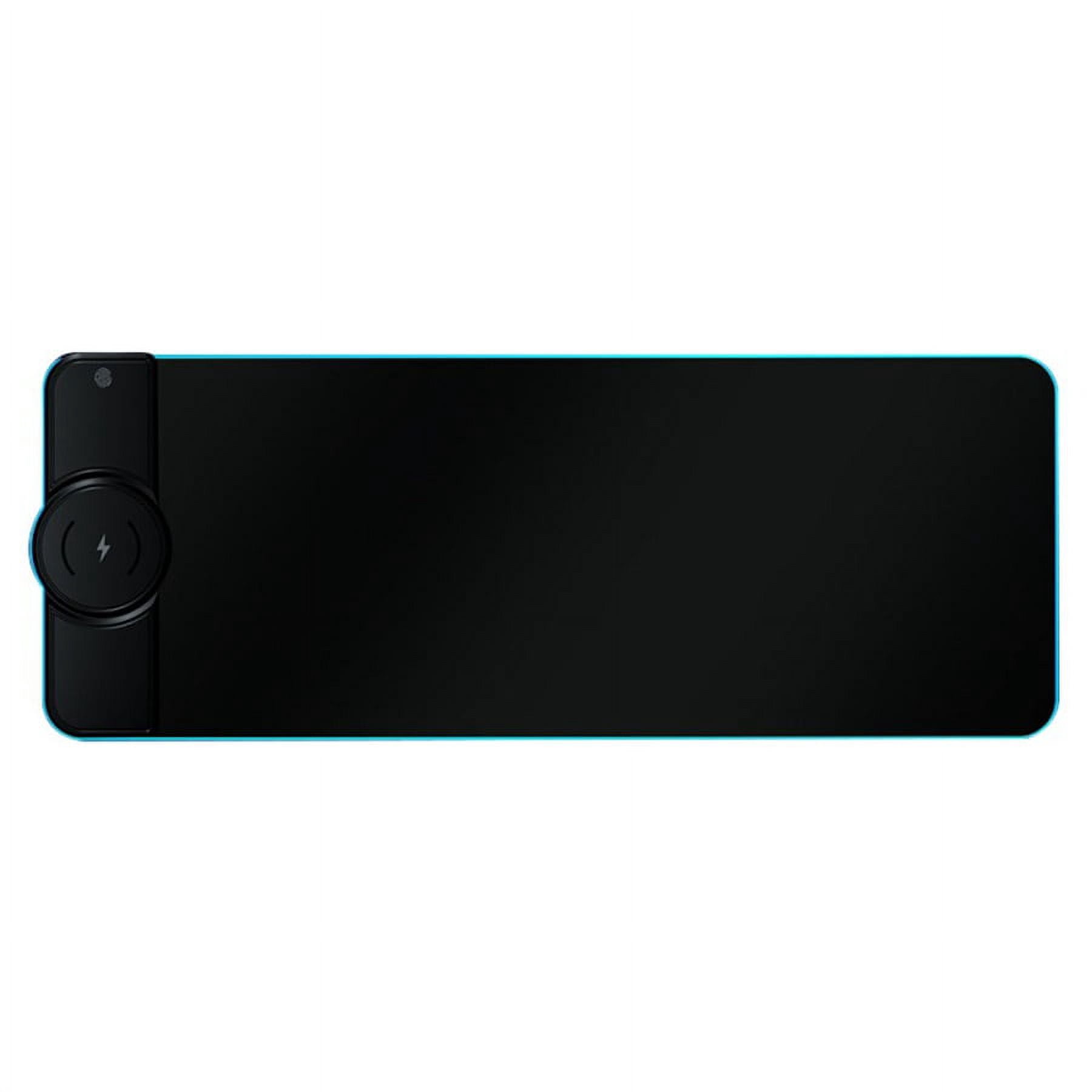 RGB Light Effect Wireless Fast Charging Mouse Pad Rubber Non-slip ...
