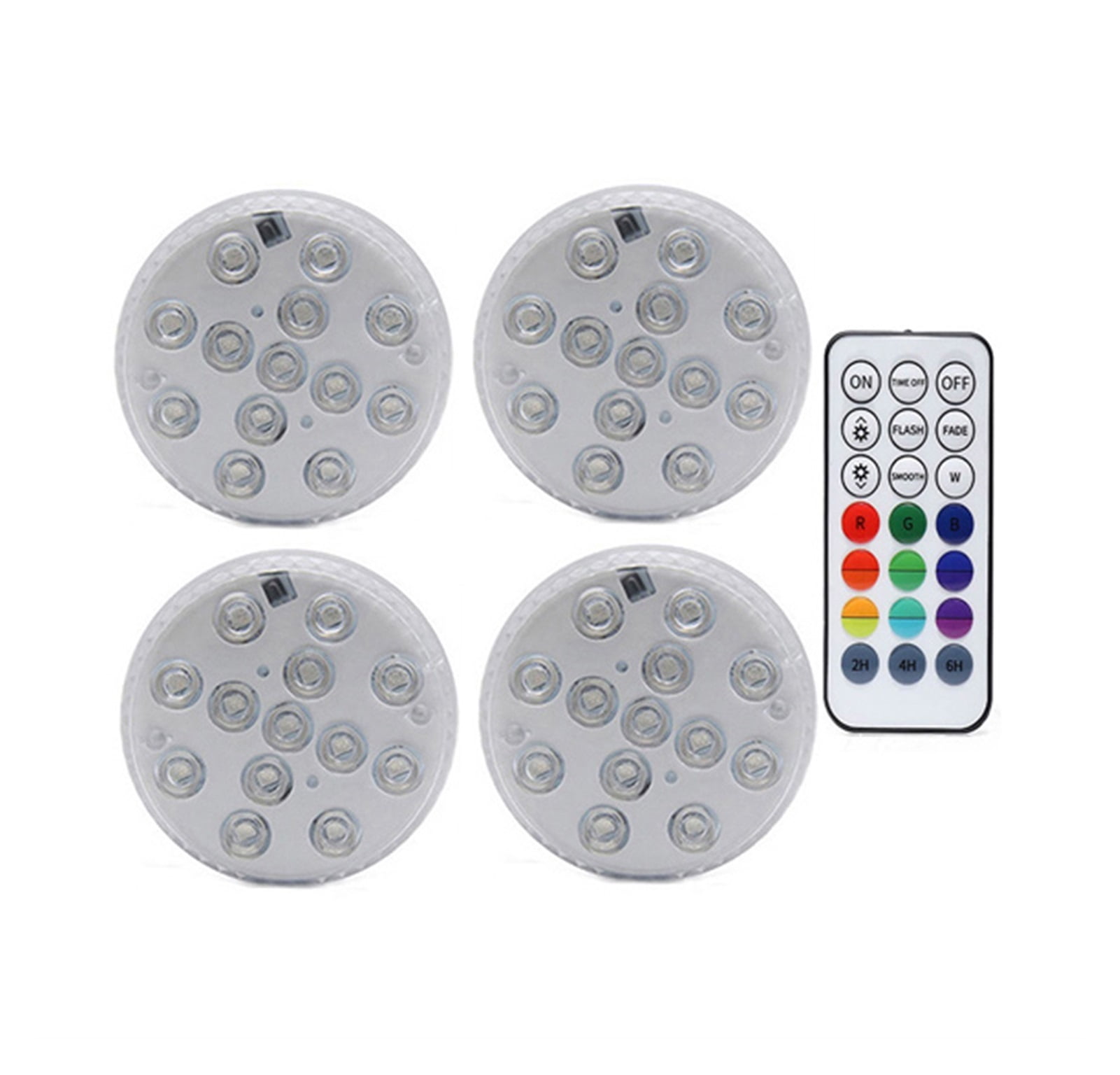 RGB Magnet 13 LED RGB Submersible Light Swimming Pool Underwater Night ...