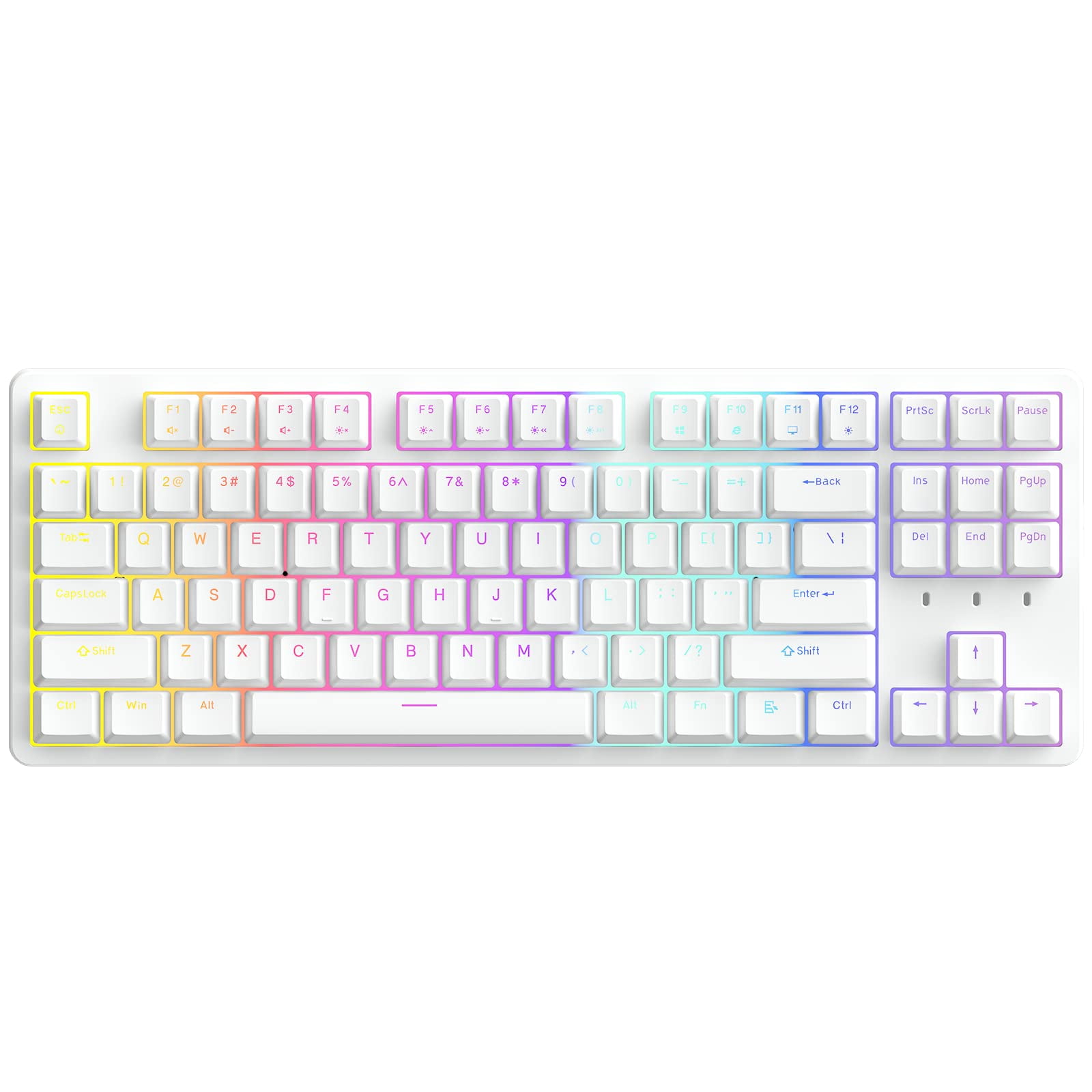 RGB Mechanical Keyboard, Hot Swappable Keyboard, Customizable Backlit ...