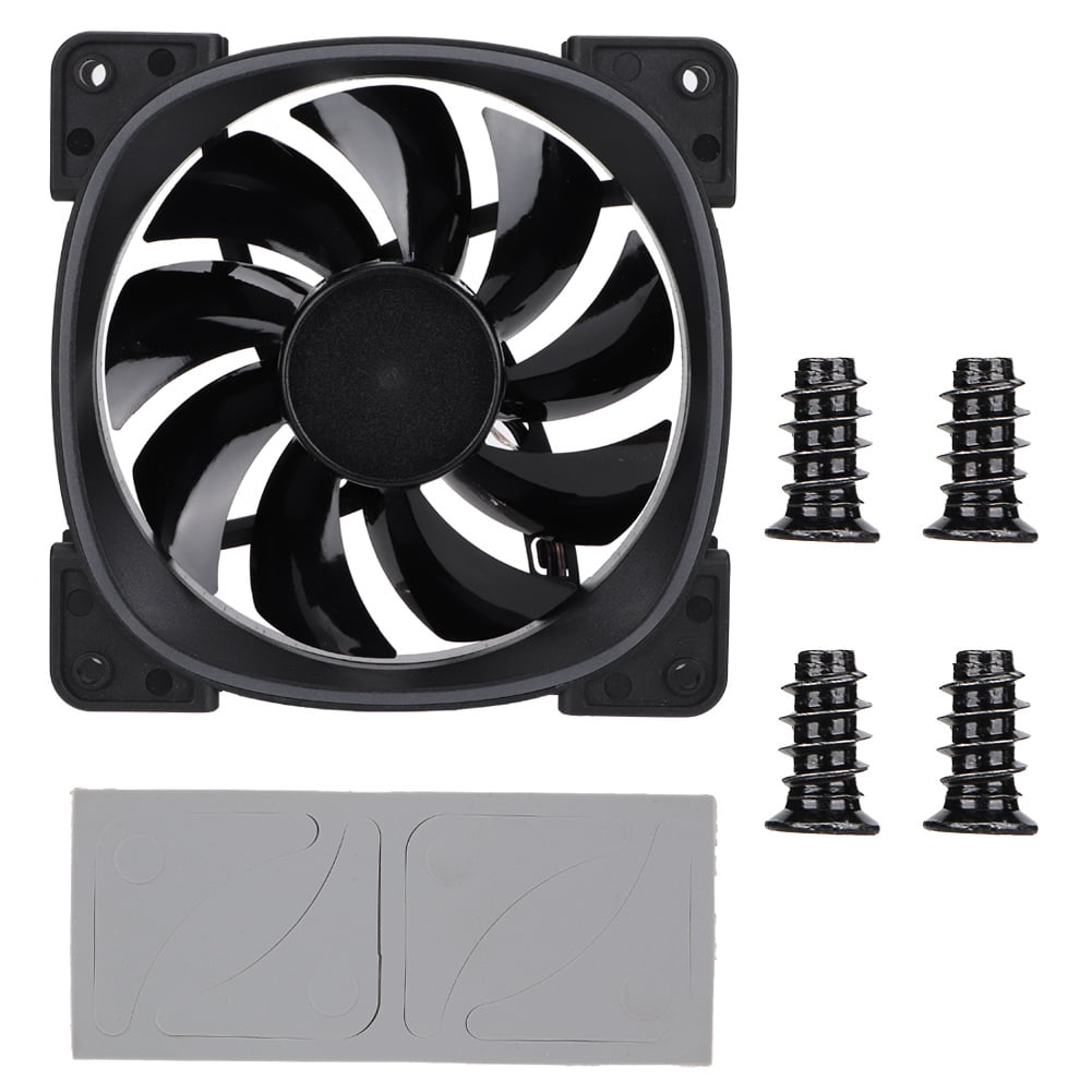 RGB PC Case Chassis Radiator Cooling Fan (Black) - Walmart.com