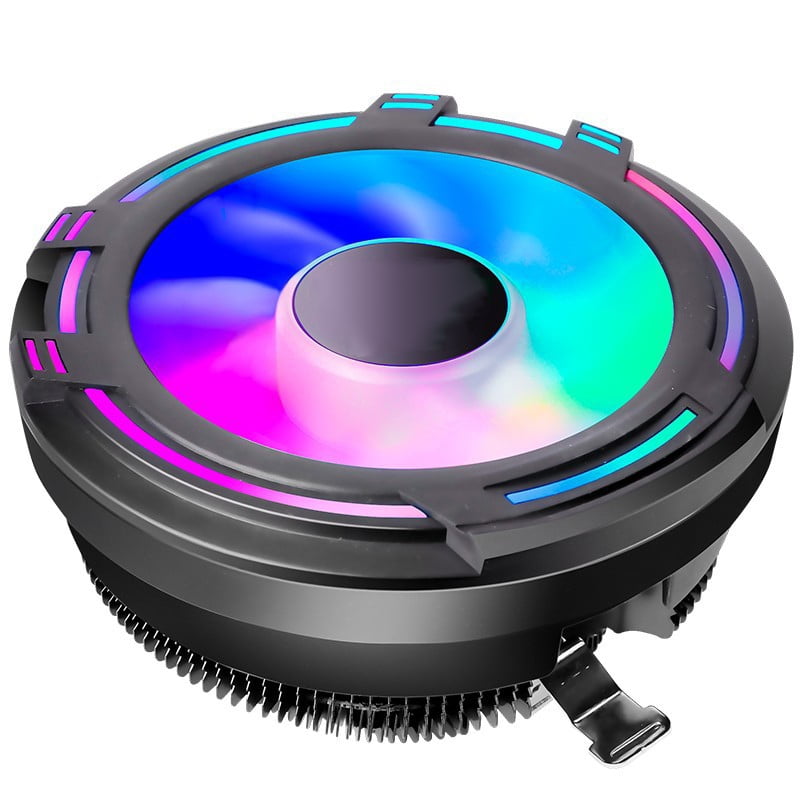 RGB PC Fans CPU Cooler Radiator DC 12V 3Pin Colorful 120mm CPU Cooling ...