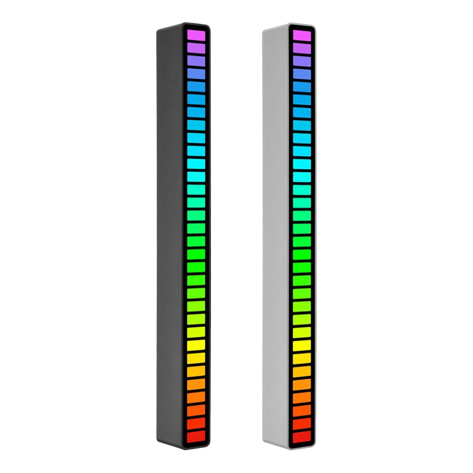 RGB Sound Control Rhythm Lights 32 LED 18 Colors Audio Spectrum Mode 5 ...
