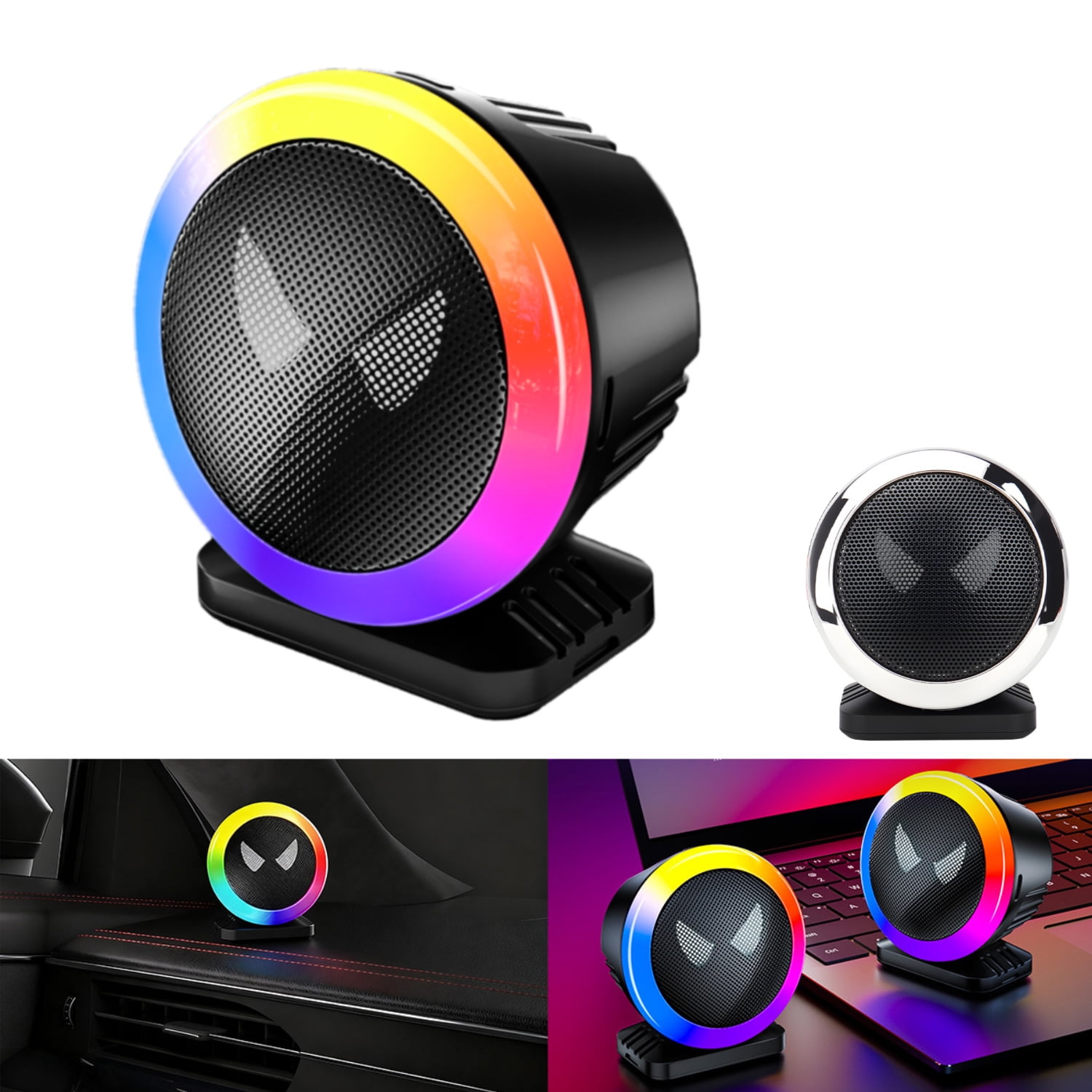RGB Sound Controlled Ambient Light,Car & Desktop Audio Reactive LED ...