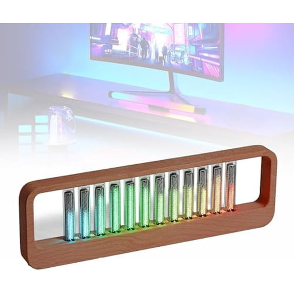 RGB Sound Pickup Spectrum Lamp, Audio Spectrum Analyzer Display ...