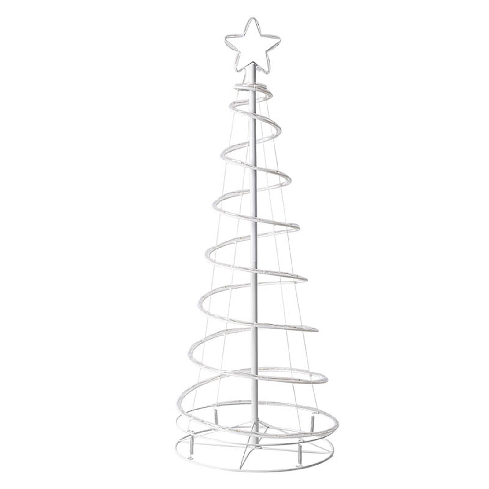 RGB Spiral Christmas Tree,Christmas Tree Lights with Star Topper ...