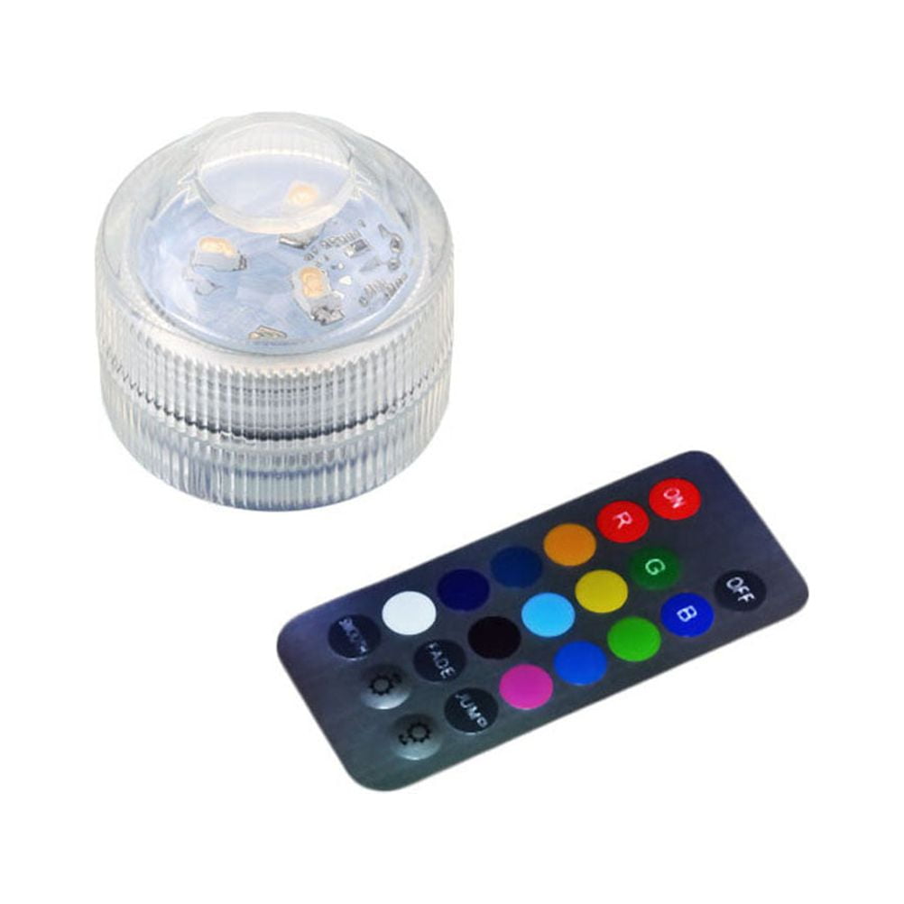 RGB Submersible LED Lights Waterproof Battery-operated Underwater LED Lights Wedding Party Vase ...